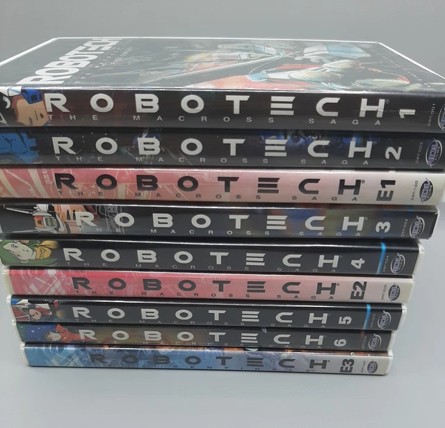 ROBOTECH LEGACY - Vol. 1-2-3: The Macross Saga DVD 9-Disc Set w ...