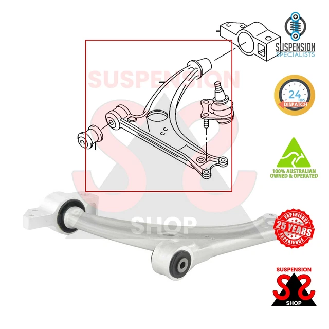 LOWER FRONT AXLE Control/Trailing Arm, Suspension Suit VW Passat 1.9 TDI PASSAT $233.53 ...