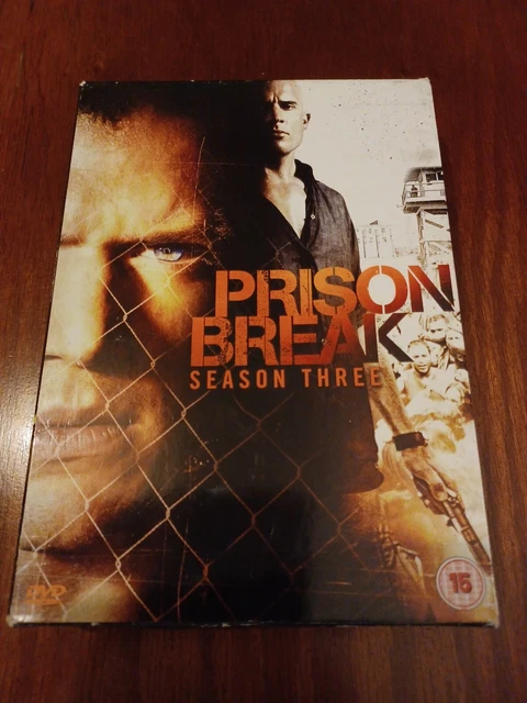PRISON BREAK - Complete Season Three - Dvd (2007-2008) 4-Disc Set EUR 2 ...