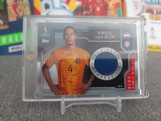 TOPPS MATCH ATTAX EURO 2024 Relic Meaningful Memorabilia Virgil van ...