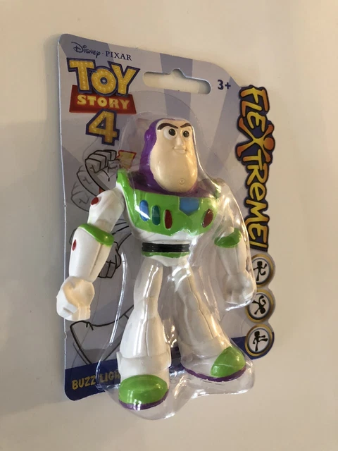 TOY STORY 4 Disney Pixar BUZZ LIGHTYEAR 4" Flextreme! Bendable Figure ...