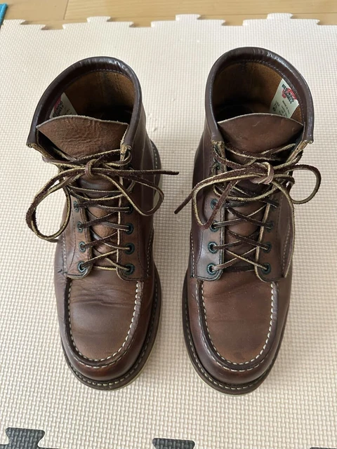 RED WING IRISH Setter 1907 size US7.5 D Brown work lace up boots ...