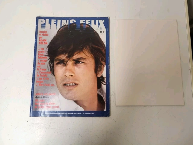 MAGAZINE PLEINS FEUX Alain Delon Avril 1972 EUR 9,90 - PicClick FR