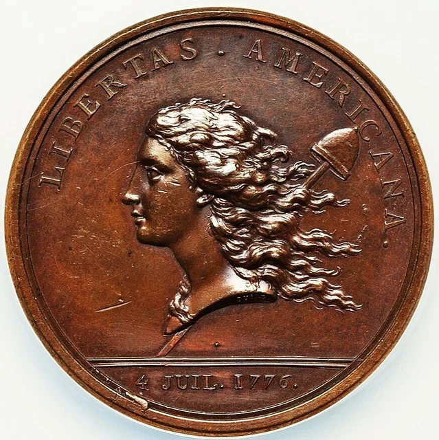 1781 LIBERTAS AMERICANA Medal "Museum Quality" *** Certified Ngc Ms-62 ...