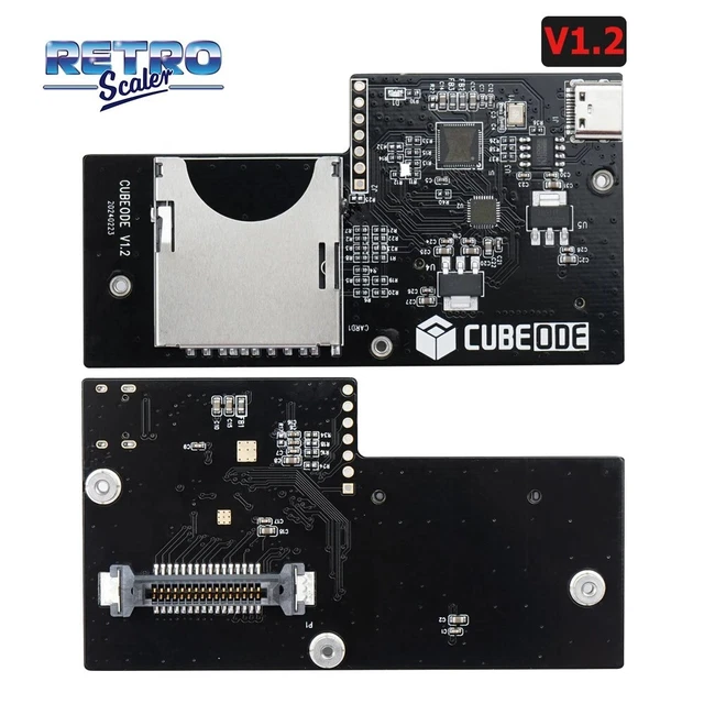 CUBEODE V1.2 GC Loder Black Optical Drive Emulator for NGC GameCube ...