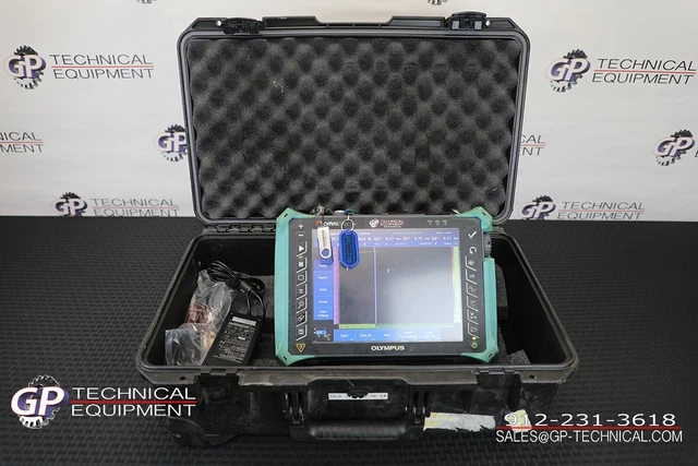 OLYMPUS OMNISCAN MX2 32:128PR P1 Phased Array Ultrasonic Flaw Detector ...