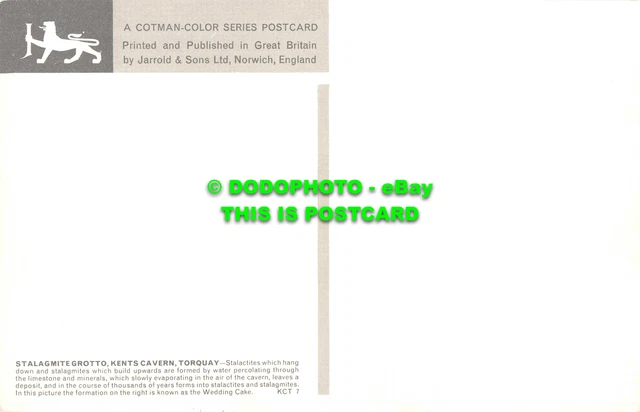 R537495 TORQUAY. STALAGMITE Grotto. Kents Cavern. Jarrold EUR 11,42 ...