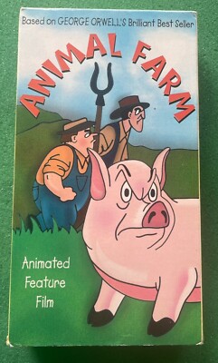 ANIMAL FARM (GEORGE Orwell) 1954 Animated Movie VHS + FREE DVD £20.95 ...