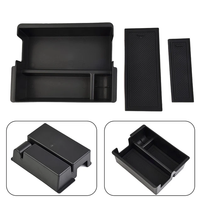 FOR ISUZU D-MAX 2021 Black Plastic Interior Central Armrest Box Storage ...