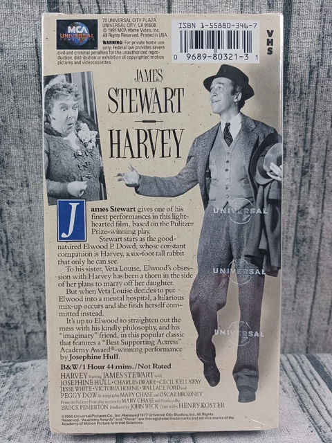 HARVEY (VHS, 1950, Universal, James Stewart) Brand New / Sealed £8.32 ...