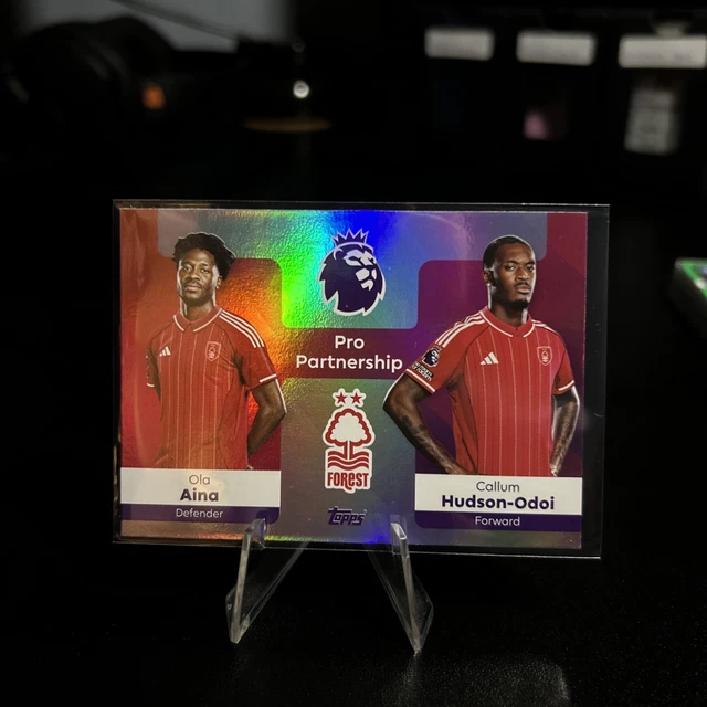 TOPPS PREMIER LEAGUE 2026 Pro Partnership Aina & Hudson-Odoi #375 ...