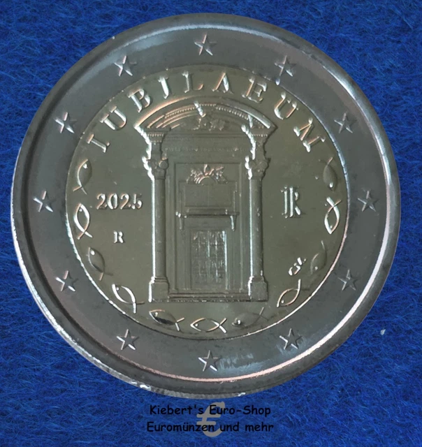 2 EURO GEDENKMÜNZE Italien 2025 - Jubiläum - 25 Jahre Heiliges Jahr EUR ...