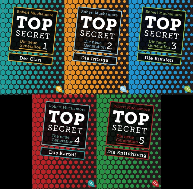 ROBERT MUCHAMORE / Top Secret: Die neue Generation Band 1-5 plus 1 exklusive ... EUR 50,00 ...