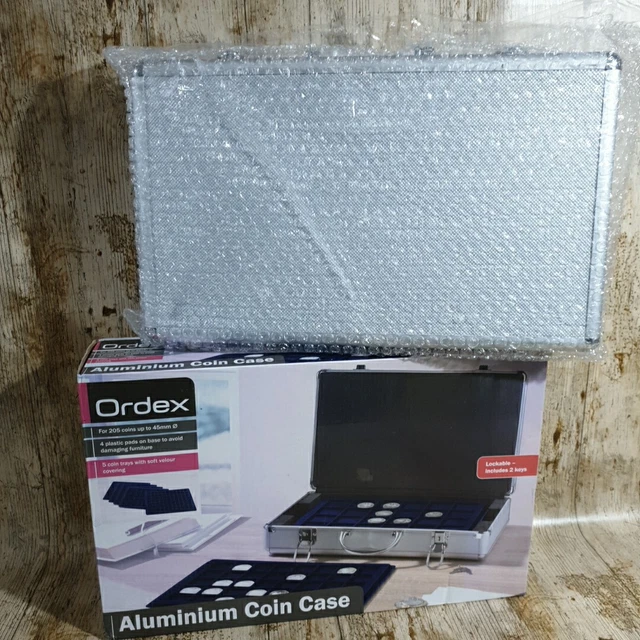 ORDEX ALUMINIUM 205 Coin Brief Case Brand New Lockable With 2 Keys 5 ...
