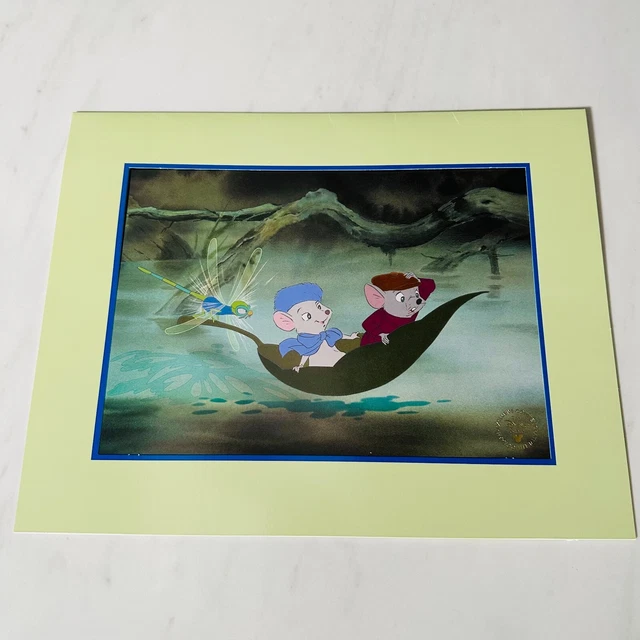 WALT DISNEY MASTERPIECE The Rescuers Lithograph 90s Movie Print ...