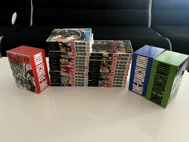 MANGA ONE-PUNCH MAN Band 01 bis 25 inklusive 3 Sammelschuber EUR 140,00 ...