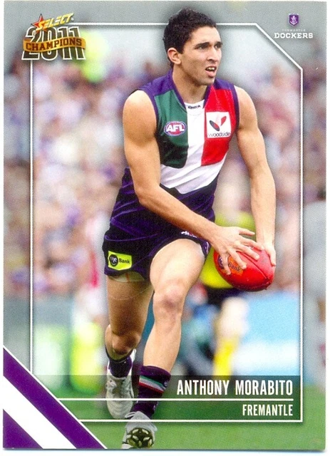 2011 AFL SELECT Champions Common card 65 - Fremantle - Anthony Morabito ...