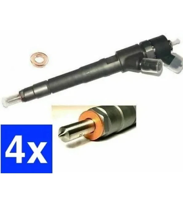 4X INJECTEUR 0445110614 0986435249 Fiat Lancia Alfa Romeo Peugeot Opel ...