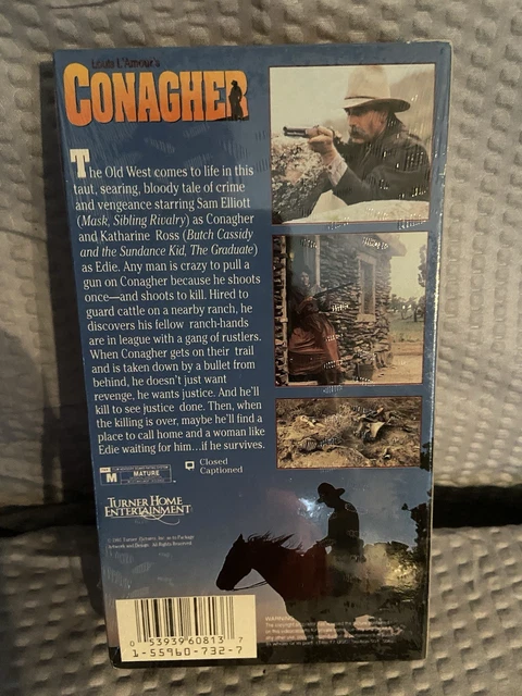 CONAGHER (VHS, 1994) Classic Western - Sam Elliott! £6.31 - PicClick UK