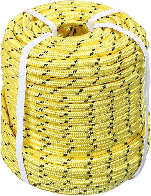 DOUBLE BRAID POLYESTER Rope Pulling Rope Arborist Rigging Multipurpose ...