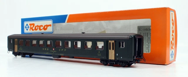 H0 ROCO 44338 Schnellzugwagen EW I B SBB 2. Klasse Epoche IV "AC", OVP EUR 16,50 - PicClick DE