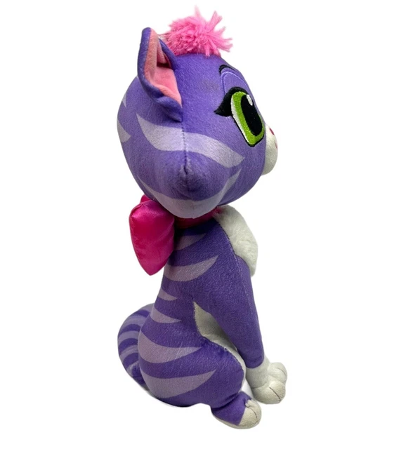DISNEY STORE PUPPY Dog Pals Hissy The Cat 12" Plush Purple Kitty Cat £ ...