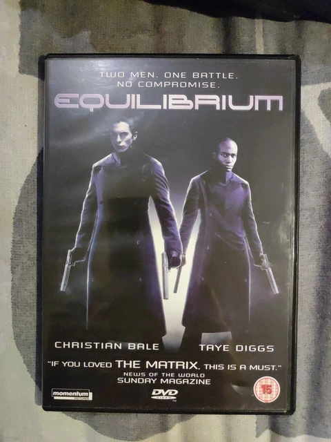 EQUILIBRIUM DVD 2003 Sci-Fi Fantasy Christian Bale £4.36 - PicClick UK