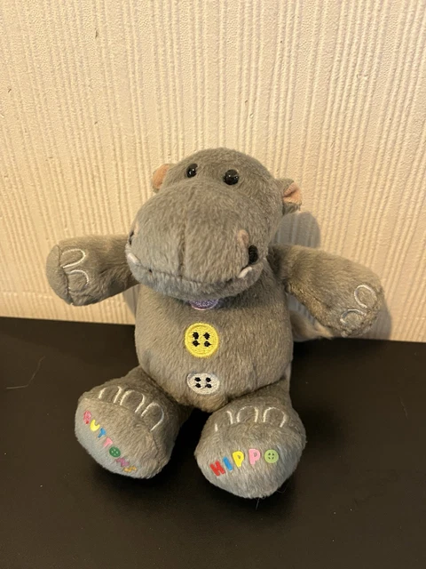 HUMATT BUTTONS HIPPO Soft Plush Toy Buttons And Friends £10.78 ...