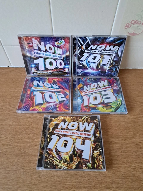 5 X NOW Thats What I Call Music CD's 100 101 102 103 104 VGC £9.99 ...