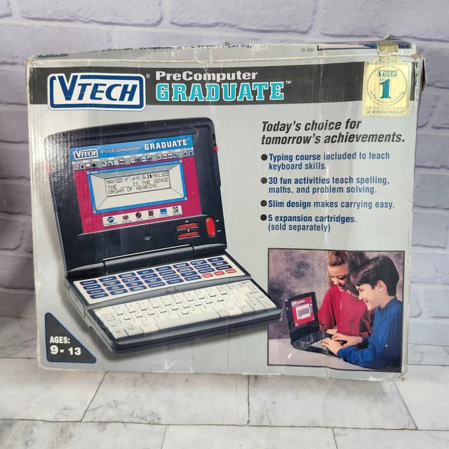 VTECH PRECOMPUTER GRADUATE Education Laptop Computer In Original Box ...