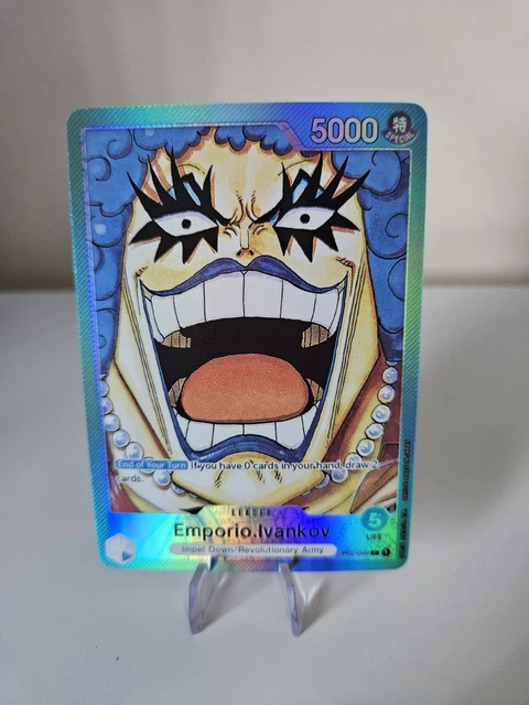 *PROXY ONE PIECE TCG Emporio Ivankov Alt Art Leader OP02-049 £4.87 ...