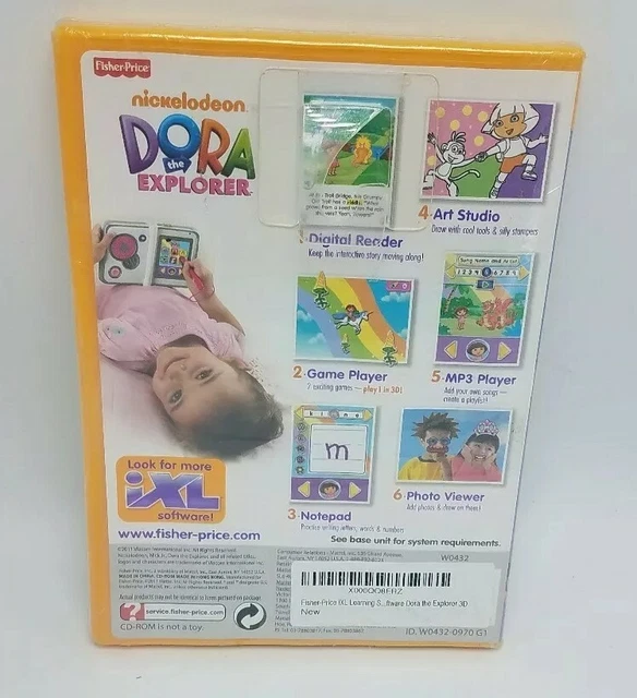DORA THE EXPLORER 3D FISHER PRICE iXL FUN INTERACTIVE LEARNING GAME ...