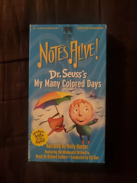 NOTES ALIVE DR. Seuss's My Many Colored Days VHS 1999 Minnesota ...