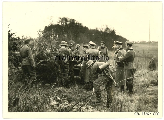 ORIG. FOTO OBERST Paul Danhauser m. Heer General Offiziere bei ...