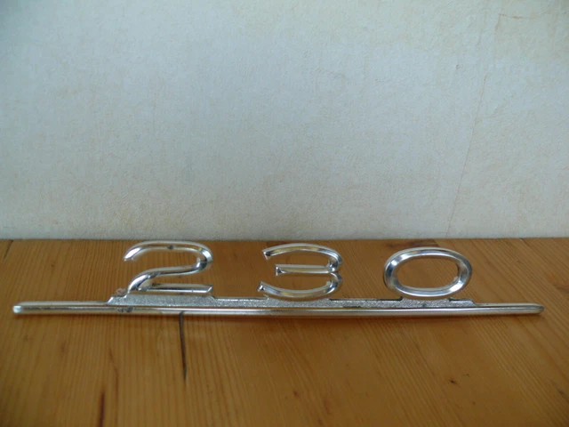 MERCEDES BENZ ORIGINAL - Logo Emblem Schriftzug - 230 - hinten - EUR 12 ...