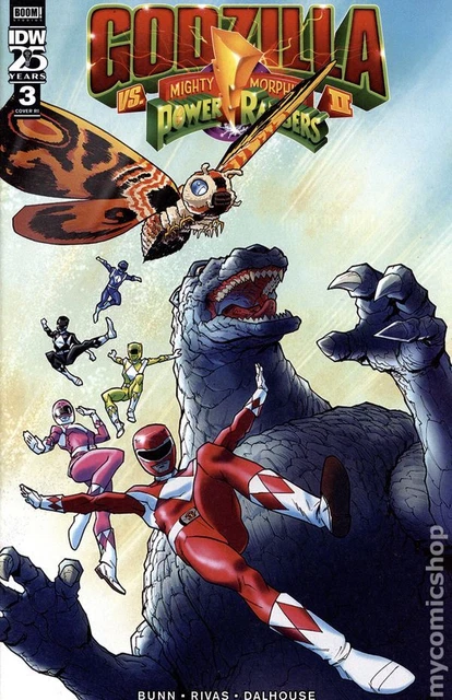 GODZILLA VS. THE Mighty Morphin Power Rangers II #3RI Neuf dans son ...