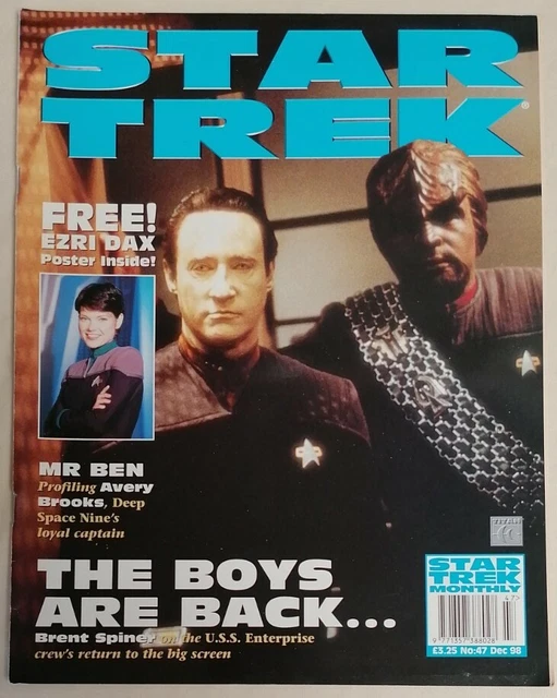 MAGAZINE - STAR Trek Official Monthly Magazine Dec 1998 Issue #47 W ...