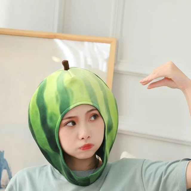 PLUSH FRUIT HAT Lovely Winter Headpiece Cap Headgear for Carnival Party ...