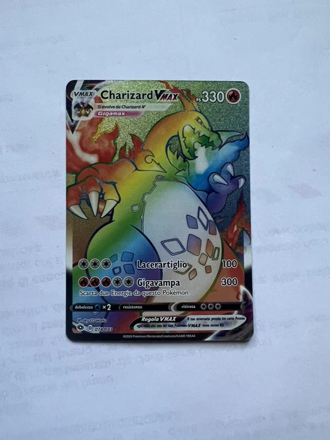 CARTA POKEMON CHARIZARD Vmax Hyper Futuri Campioni ⭐️074/073⭐️ Nuova ...