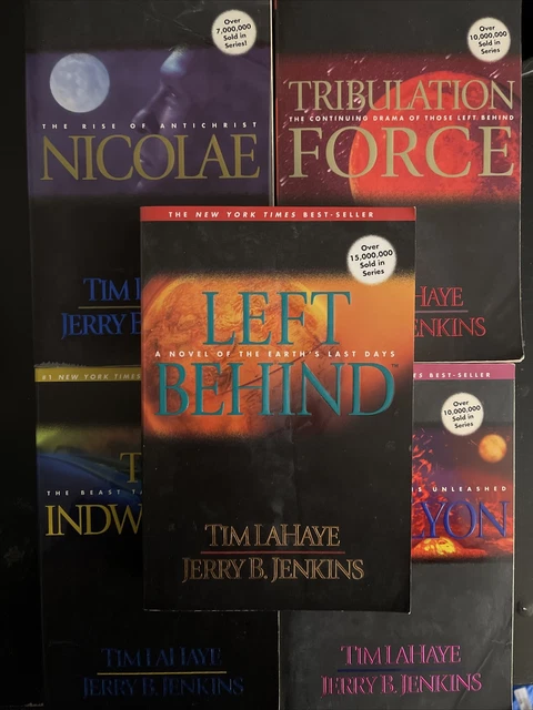 LOTTO DI 5 libri della serie Tim Lahaye & Jerry B Jenkins Left Behind 1 ...