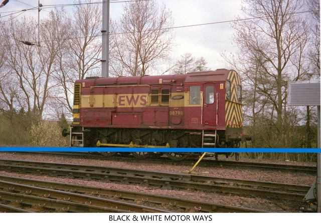 TRAIN COLOUR Negative Class 08 798 In Ews Livery £0.99 - PicClick UK
