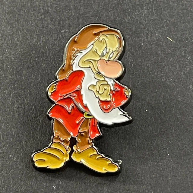 DISNEY'S SNOW WHITE And The Seven Dwarfs Grumpy Cute Enamel Lapel Pin ...