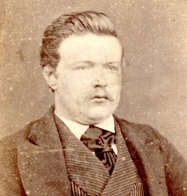 VICTORIAN GENTLEMAN SMART dapper suit portrait CDV Carte De Visite #41 ...