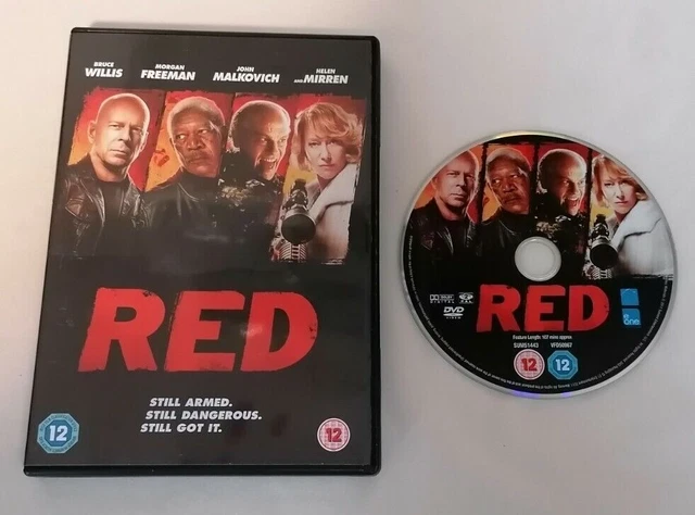 DVD - RED DVD Bruce Willis Helen Mirren Warren Ellis Comic Movie PAL UK R2 12+ £2.00 - PicClick UK