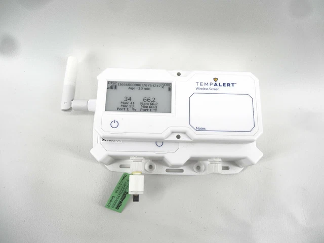 TEMPALERT TM-ZP300-S WIRELESS Sensor and TM-ZP300-DS Wireless Screen ...