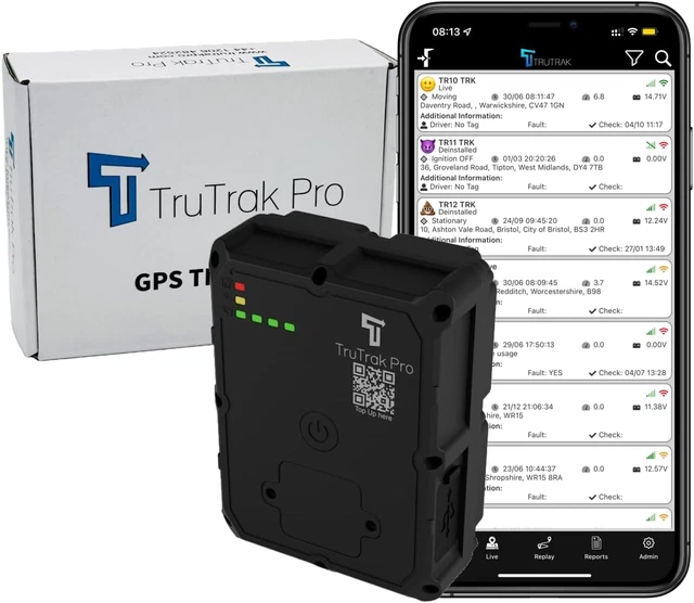 4G GAT24 RECHARGEABLE Magnetic GPS Tracker, Car Van Motorbike Caravan ...