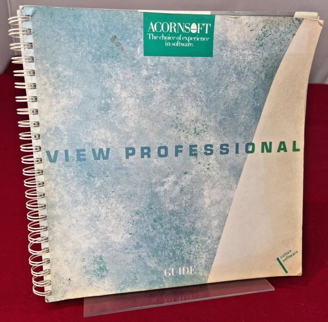 VUE PROFESSIONNEL GUIDE pour The Acorn BBC Micro ACORNSOFT 1987 EUR 32 ...