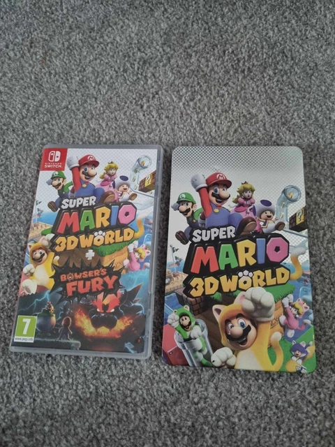Super Mario 3d World Bowsers Fury Nintendo Switch With Steel Book
