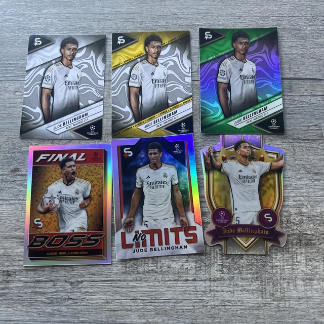 TOPPS SUPERSTARS 2023/24 Bellingham Bundle Real Madrid Final Boss ...