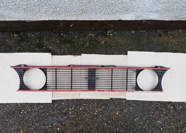 VOLKSWAGEN GOLF MK1 grill caddy Gti red trim Hella Twin Light front ...